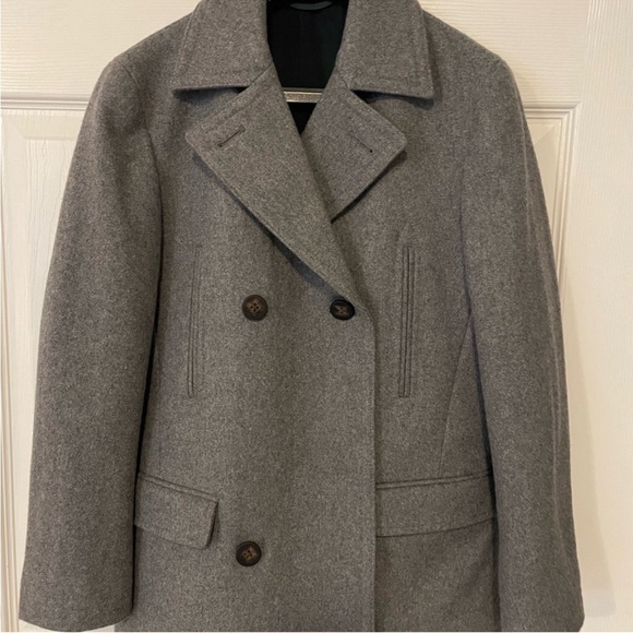 Ralph Lauren | Jackets & Coats | Ralph Lauren Classic Gray Pea Coat ...